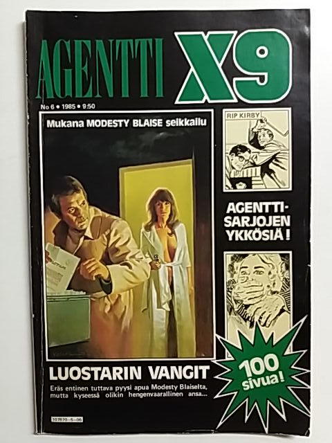 Agentti X9 1985-06 - Kirja- Ja Lehtilinna